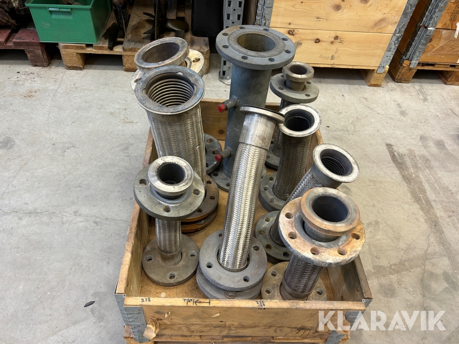 Flexibla slangar med fläns, Kungälv, Klaravik auktioner