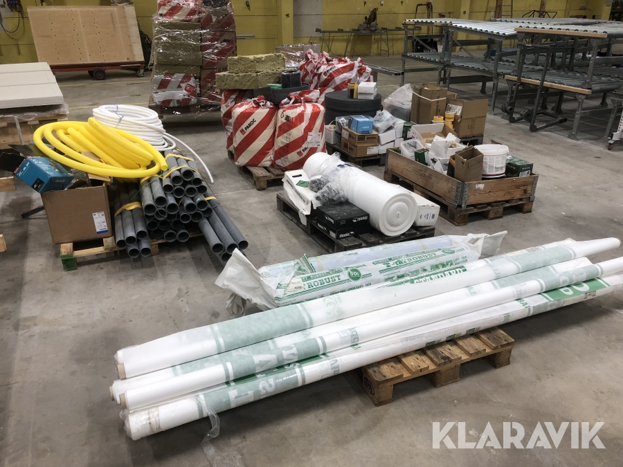 Byggmaterial diverse, Valdemarsvik, Klaravik auktioner