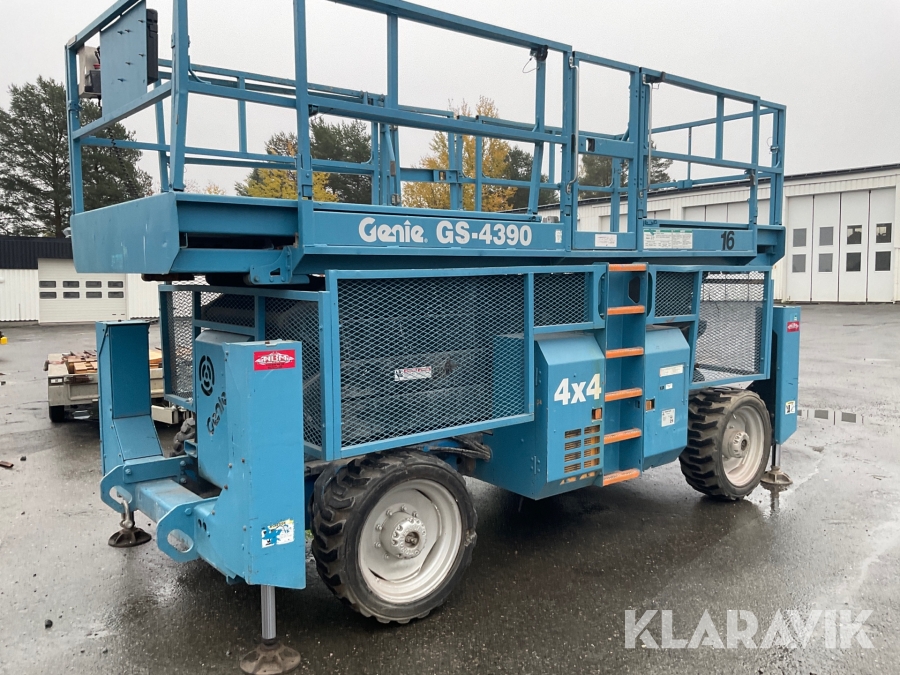 Saxlift Genie GS-4390, Skellefteå, Klaravik auktioner