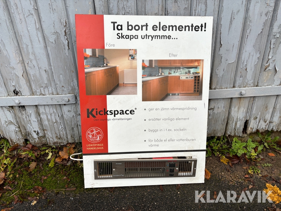Fläktkonvektor Myson Kickspace 500, Ronneby, Klaravik auktio