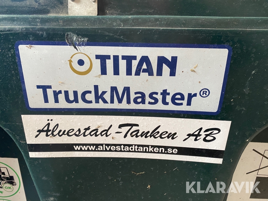 Klaravik Auktioner | Transporttank Titan truckmaster 430 liter