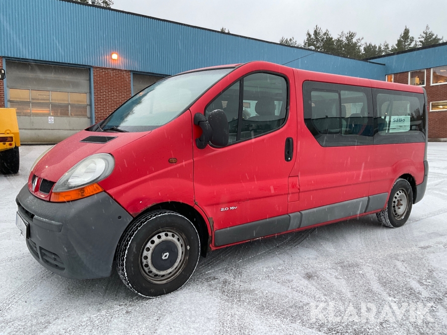 Minibuss Renault Trafic, Säffle, Klarav