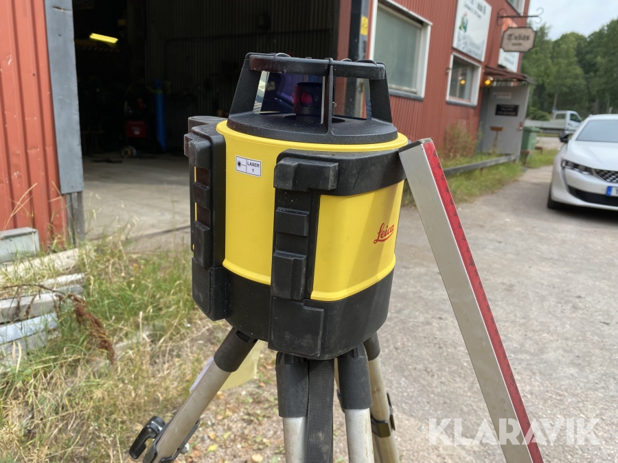 Rotationslaser och avvägare Leica Rugby 820, Kungsör, Klar