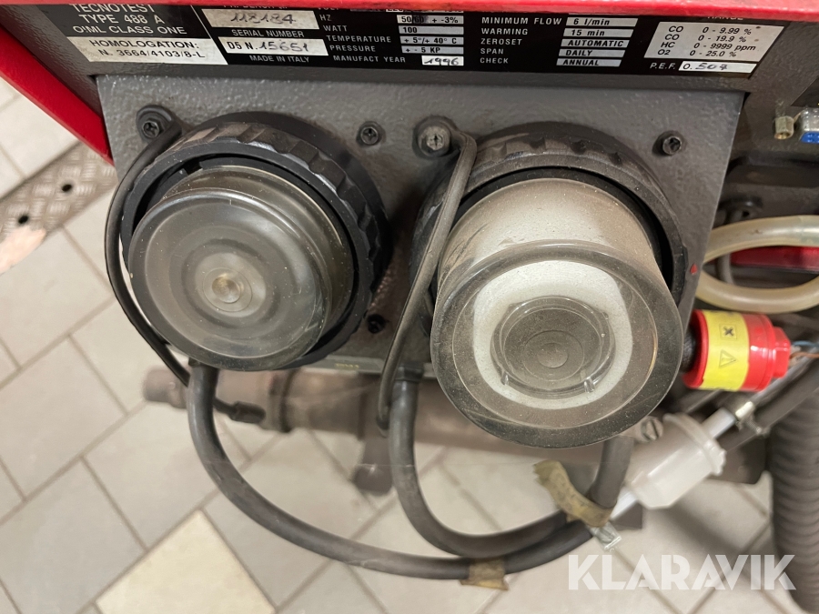 Avgasmätare Technotest Multigas 488, Bengtsfors, Klaravik au