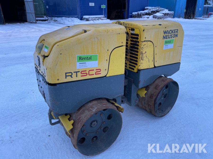 Tvåvalsvält fjärrstyrd Wacker Neuson RT SC2, Timrå,