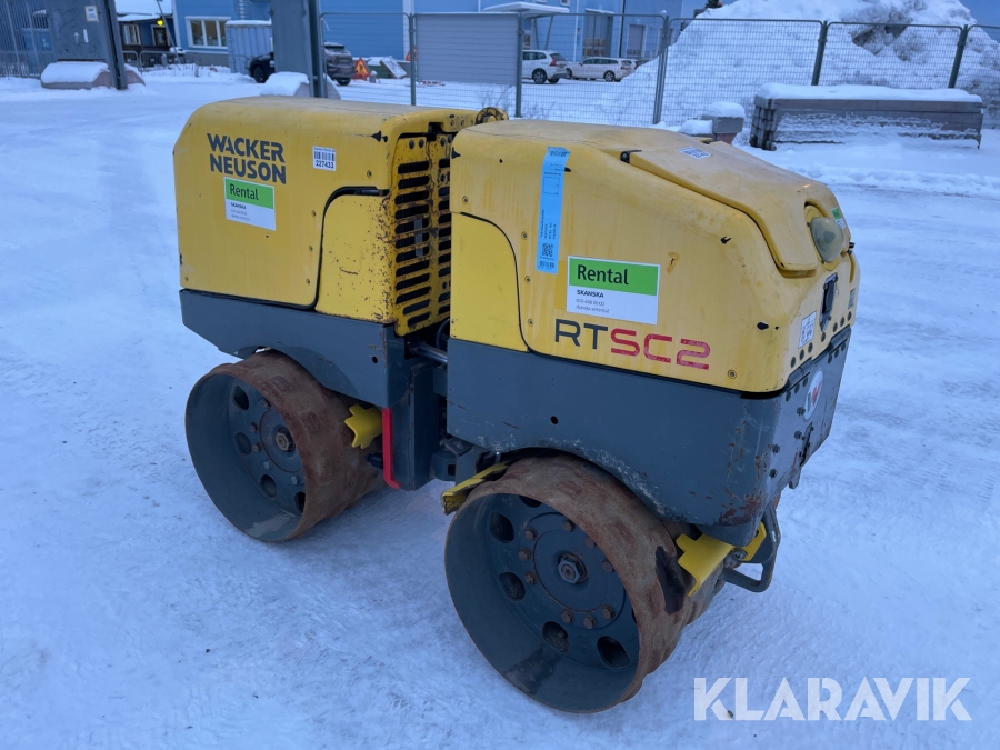 Tvåvalsvält fjärrstyrd Wacker Neuson RT SC2, Timrå,