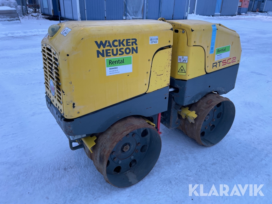Tvåvalsvält fjärrstyrd Wacker Neuson RT SC2, Timrå,