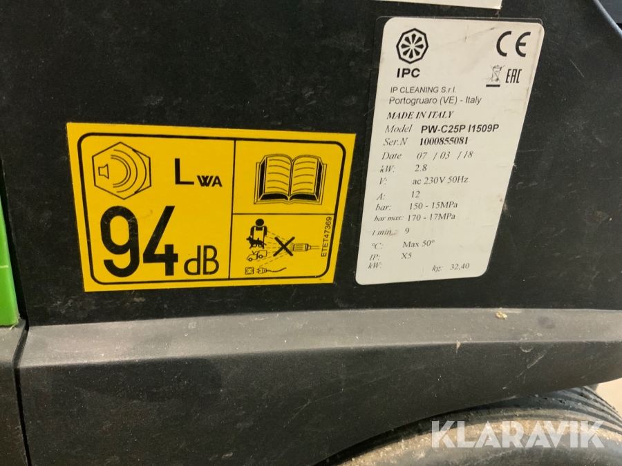 Högtryckstvätt IPC PW-C25P 1509P