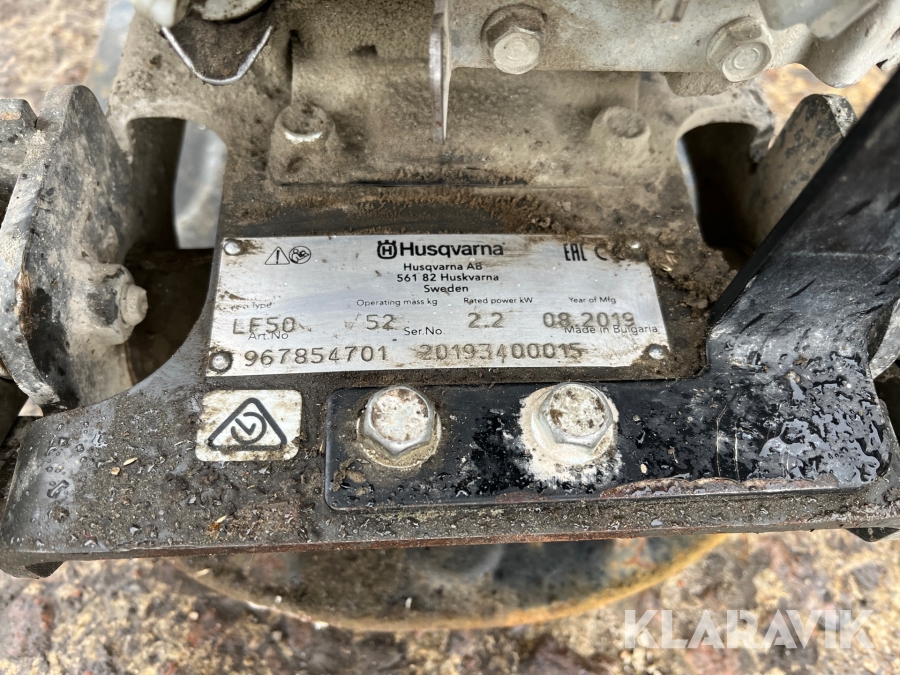 Markvibrator Husqvarna LF50, Eslöv, Klaravik auktioner
