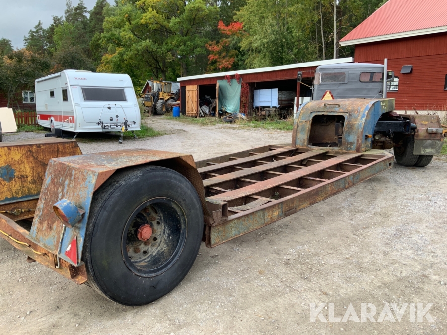 A-traktor med trailer Scania Vabis L75, Eskilstuna, Klaravik