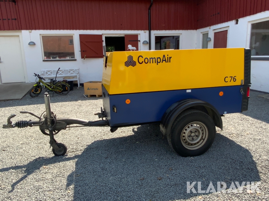 Kompressor Compair C76, Ystad, Klaravik auktioner