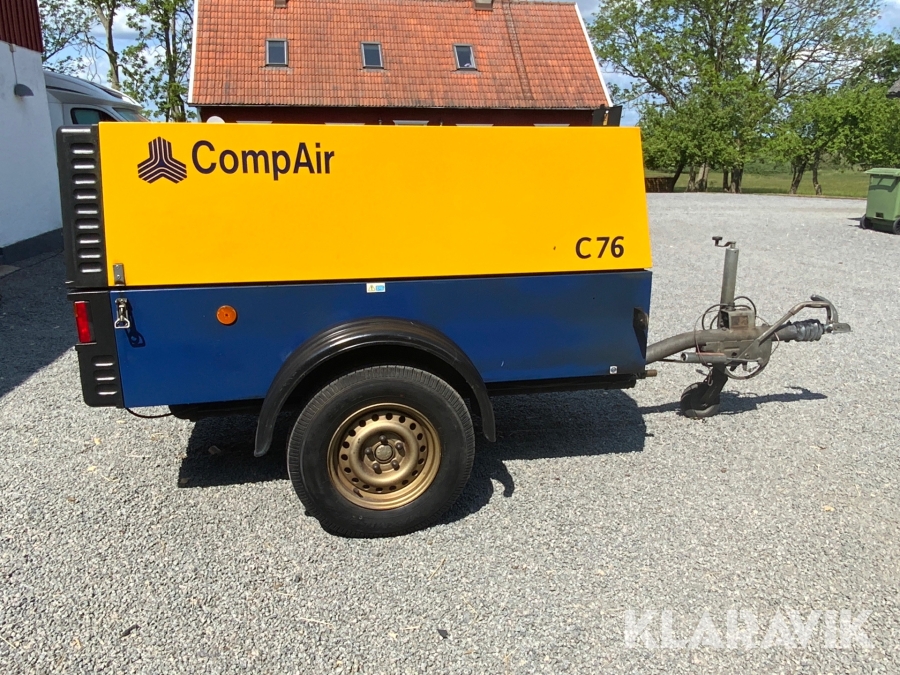 Kompressor Compair C76, Ystad, Klaravik auktioner