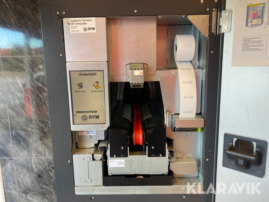 Pantmaskinen Repant Infeed Cosmos, Ängelholm, Klaravik aukti