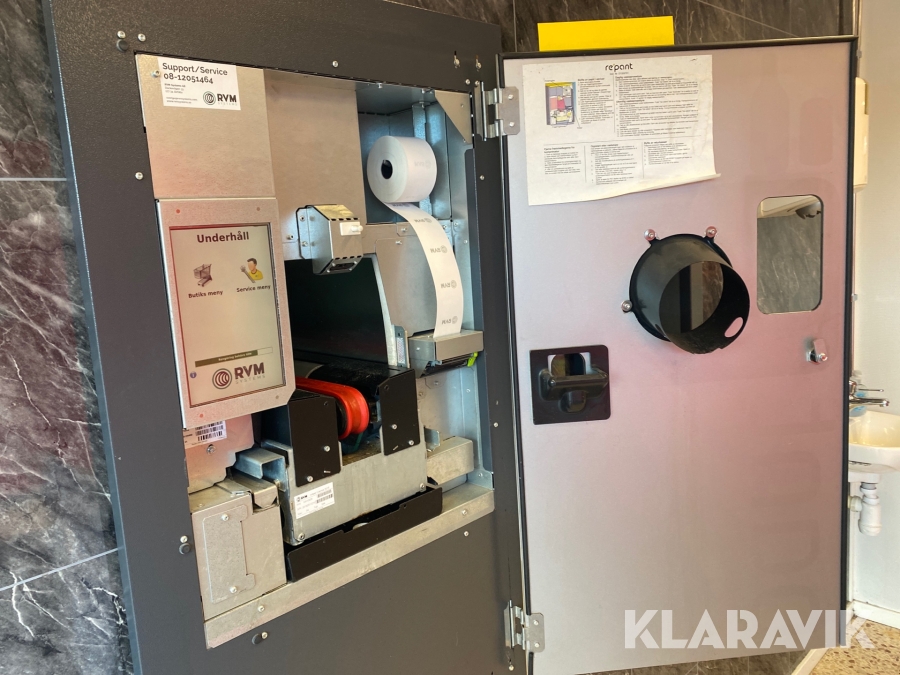 Pantmaskinen Repant Infeed Cosmos, Ängelholm, Klaravik aukti