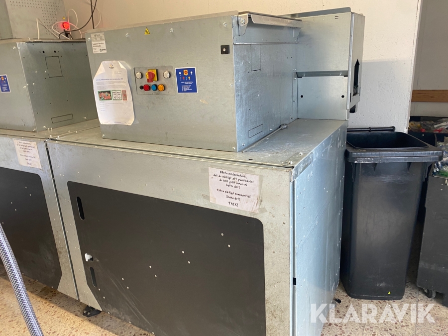 Pantmaskinen Repant Infeed Cosmos, Ängelholm, Klaravik aukti