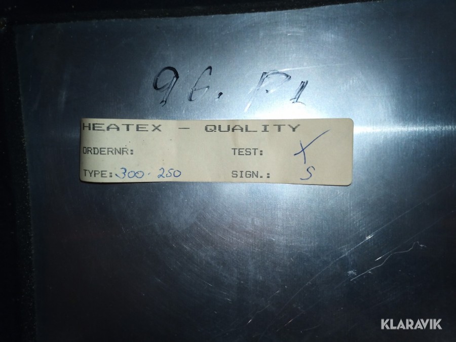 Klaravik Auktioner | FTX Ventilation HEATEX