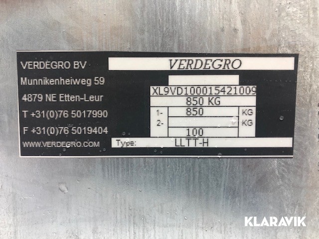 Belysningsmast Verdegro "Led light Tower traile Led light Tower trailer