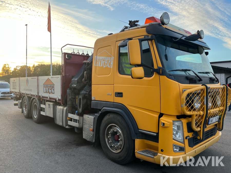 Kranbil Volvo FM 6X2, Fagersta, Klaravik auktioner