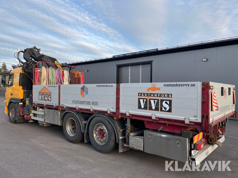 Kranbil Volvo FM 6X2, Fagersta, Klaravik auktioner