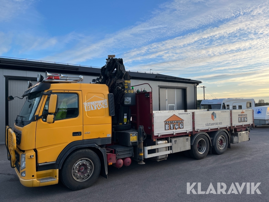 Kranbil Volvo FM 6X2, Fagersta, Klaravik auktioner