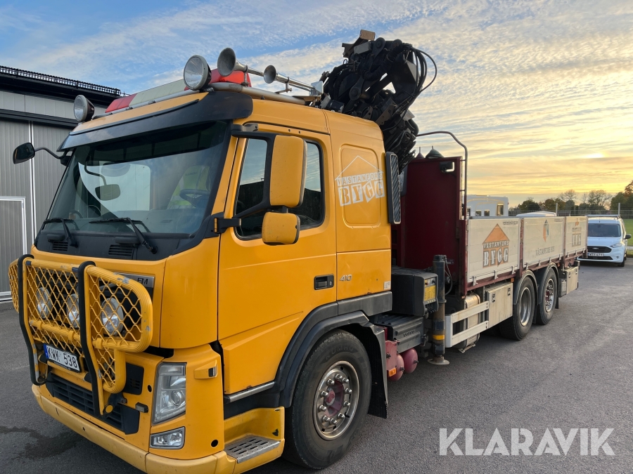 Kranbil Volvo FM 6X2, Fagersta, Klaravik auktioner