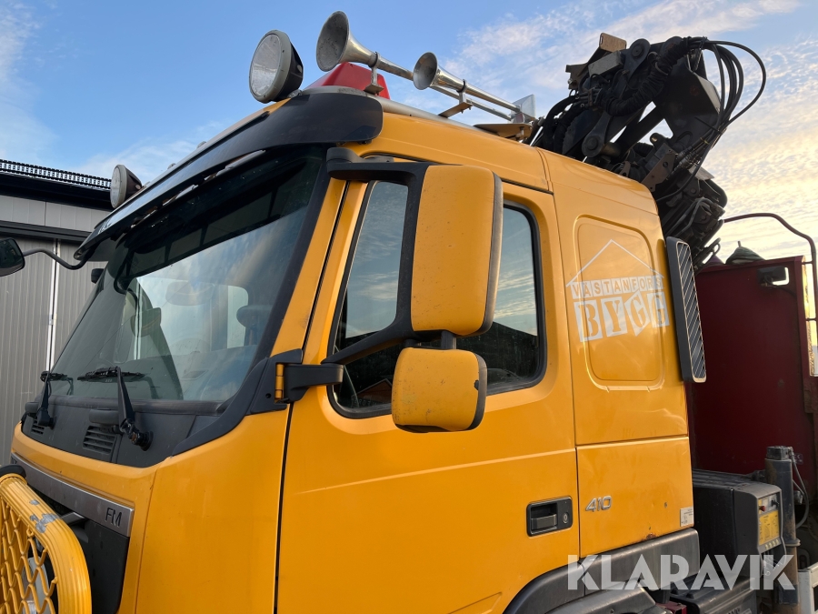 Kranbil Volvo FM 6X2, Fagersta, Klaravik auktioner