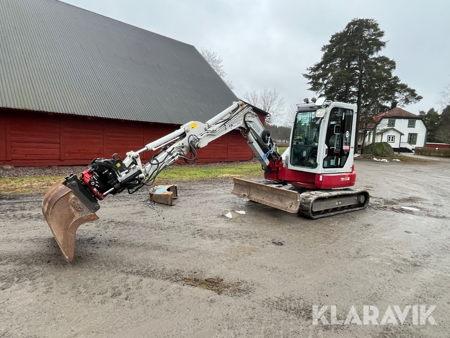 Grävmaskin Takeuchi TB153 FR, Stockholm, Klaravik auktioner