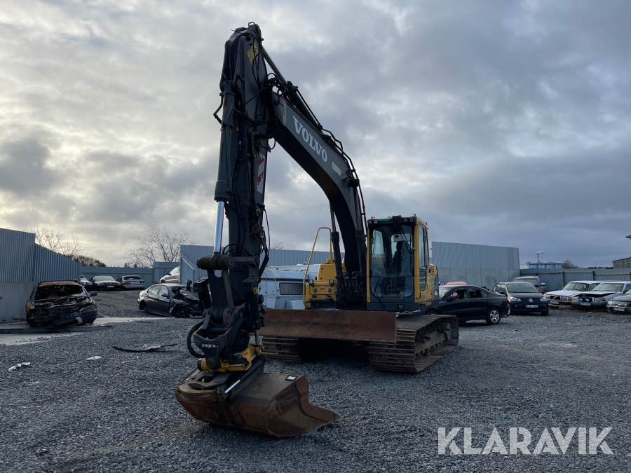 Grävmaskin Volvo EC160BLC, Kungälv, Klaravik auktioner