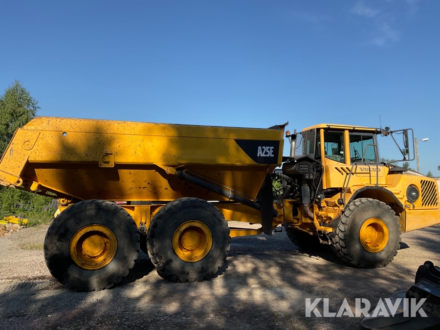 Dumper Volvo A25E, Karlstad, Klaravik auktioner