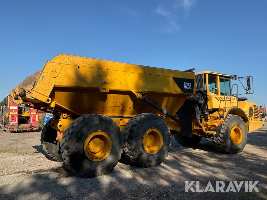 Dumper Volvo A25E, Karlstad, Klaravik auktioner