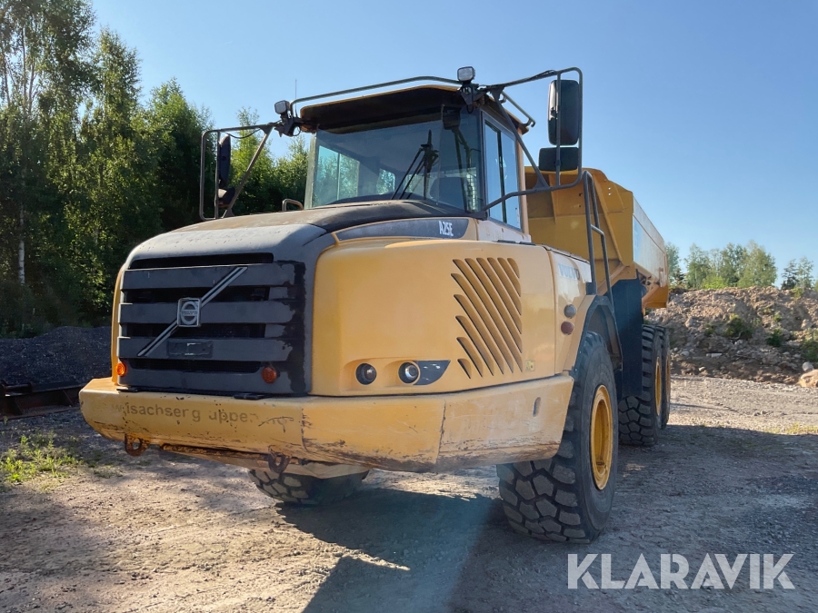 Dumper Volvo A25E, Karlstad, Klaravik auktioner