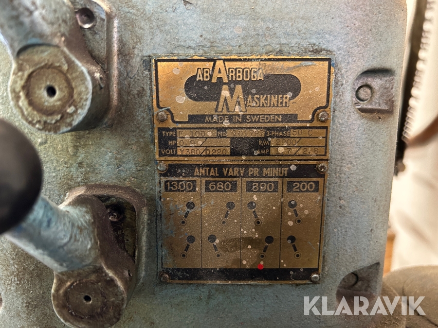 Pelarborr Arboga E 100, Örebro, Klaravik auktioner