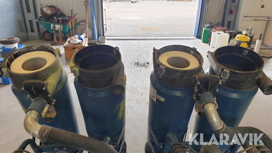 Klaravik Auktioner | Verkstadsvagnar Dust Control DC 3800 2st