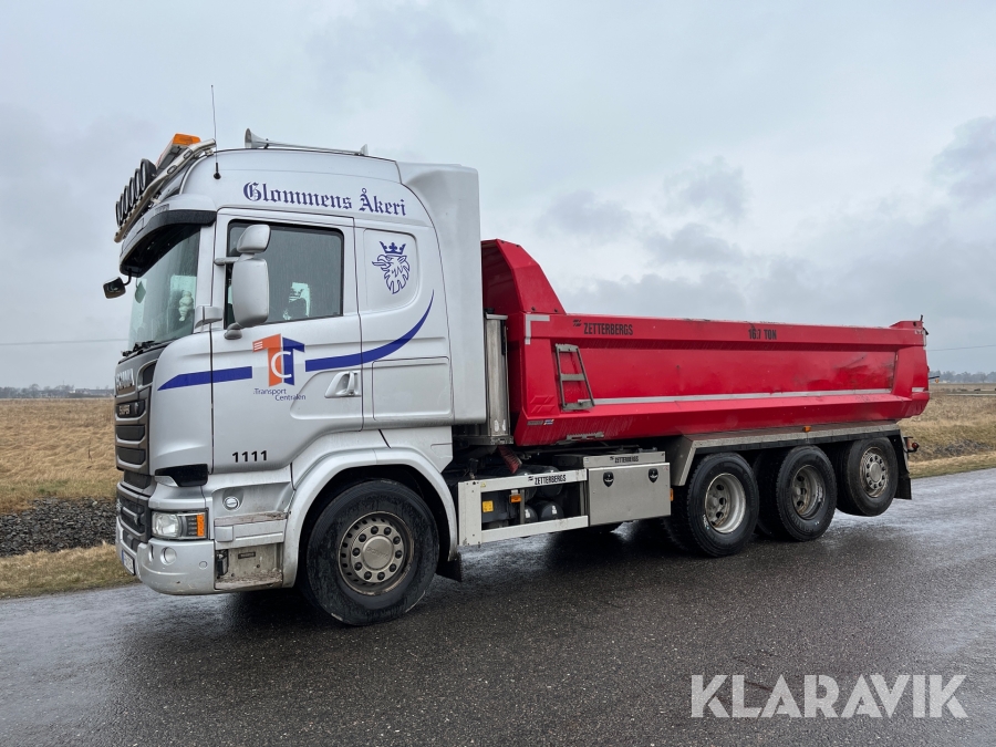 Schaktbil Scania R520, Falkenberg, Klaravik auktioner