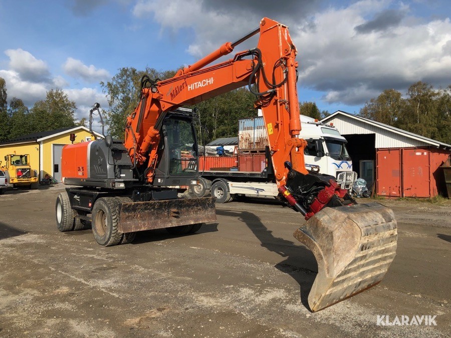 Klaravik Auktioner | Hjulgrävmaskin Hitachi ZX 140W-3