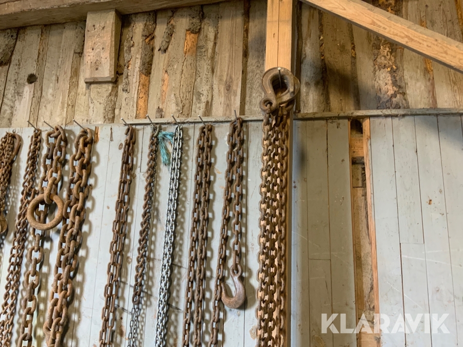 Diverse kättingar och kedjespel, Nykvarn, Klaravik auktione