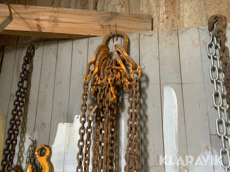 Diverse kättingar och kedjespel, Nykvarn, Klaravik auktione