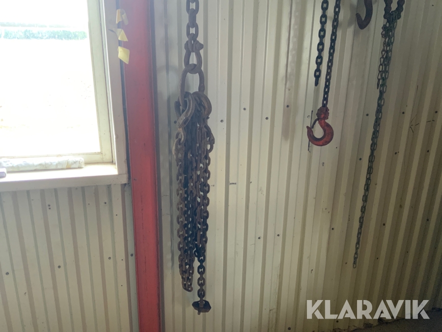 Diverse kättingar och kedjespel, Nykvarn, Klaravik auktione
