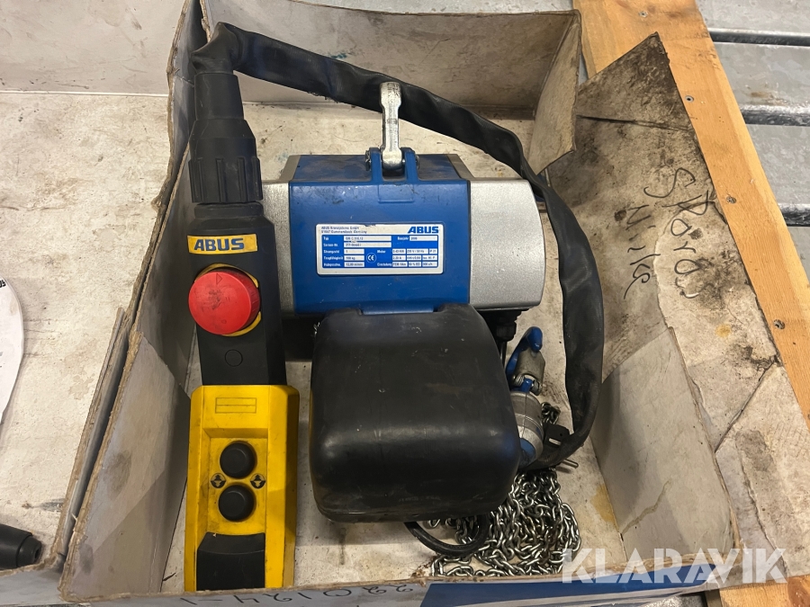 Kättingstelfer Abus GM C 100.12, Skövde, Klaravik auktioner