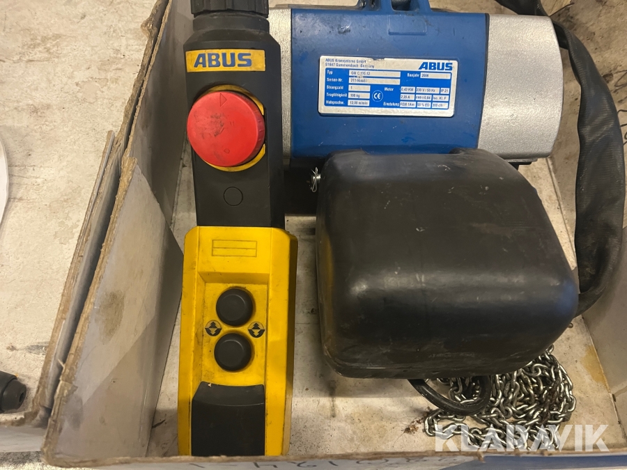 Kättingstelfer Abus GM C 100.12, Skövde, Klaravik auktioner