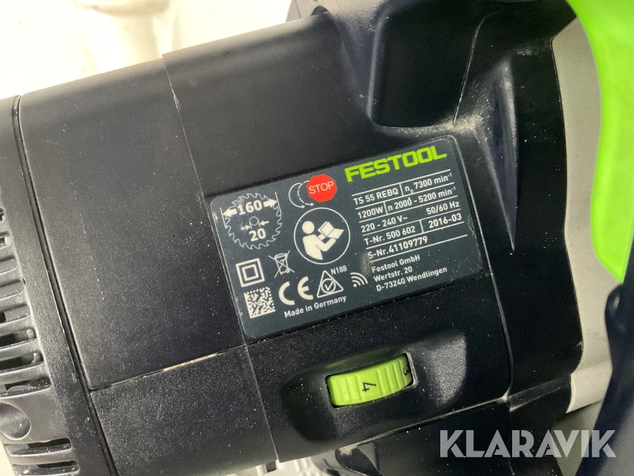 Skänksågar inkl. styrskenor Festool TS 55 REBQ, Jönköping, K